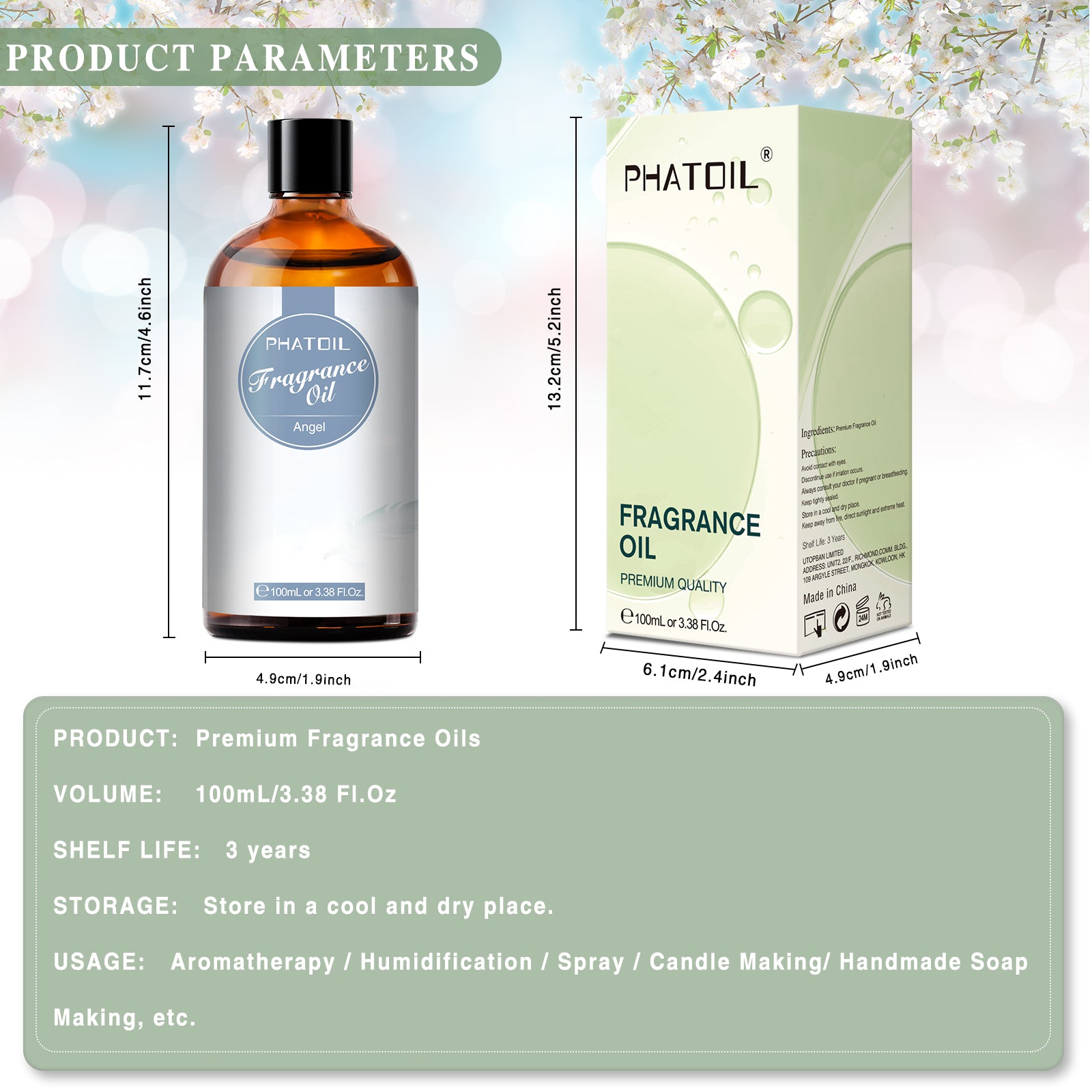 Angel Fragrance Oil | Perfume Oil For Diffuser | PHATOIL
