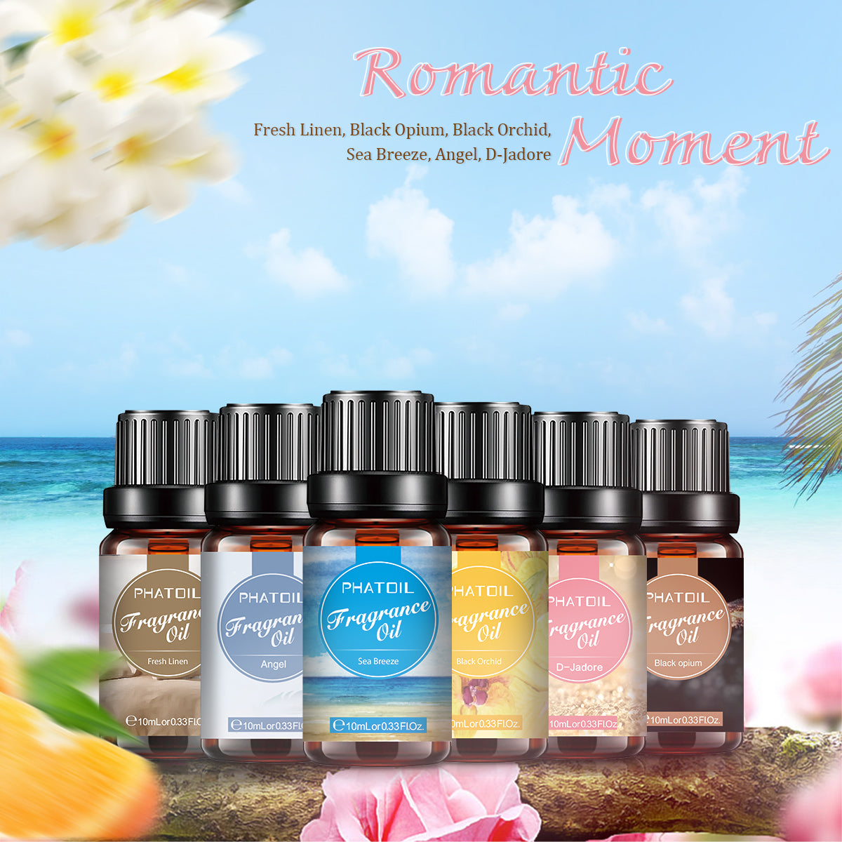 Romantic Fragrance Oil For Diffuser | Perfume Oil Gift Set | PHATOIL