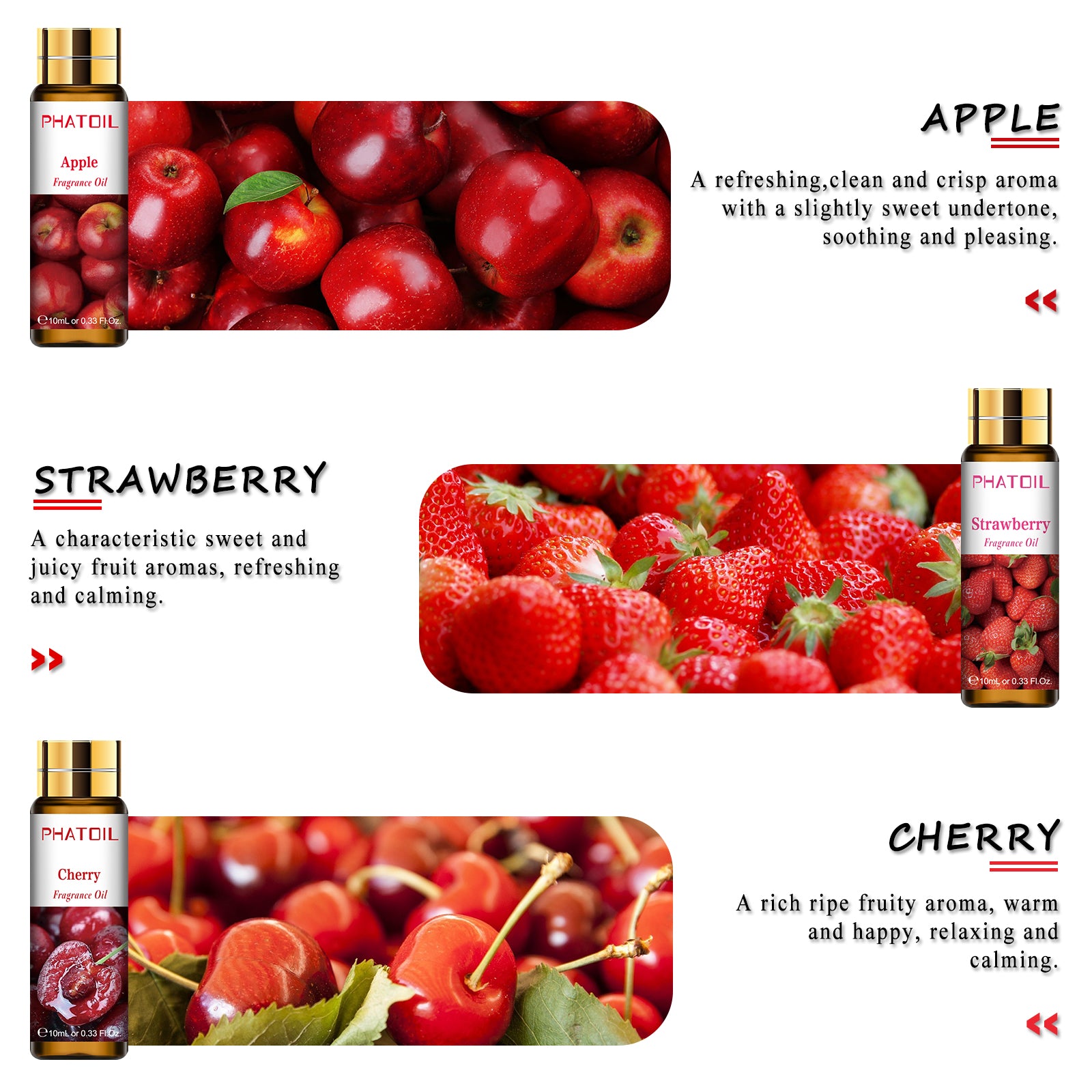 Fruit Fragrance Oil For Diffuser | Fragrance Oil Gift Set | PHATOIL